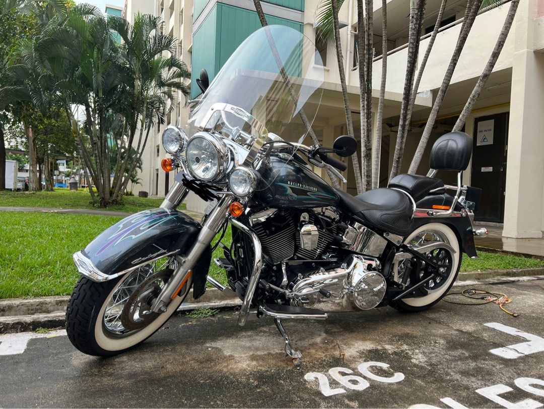 Harley Softail, Motorcycles, Motorcycles for Sale, Class 2 on Carousell