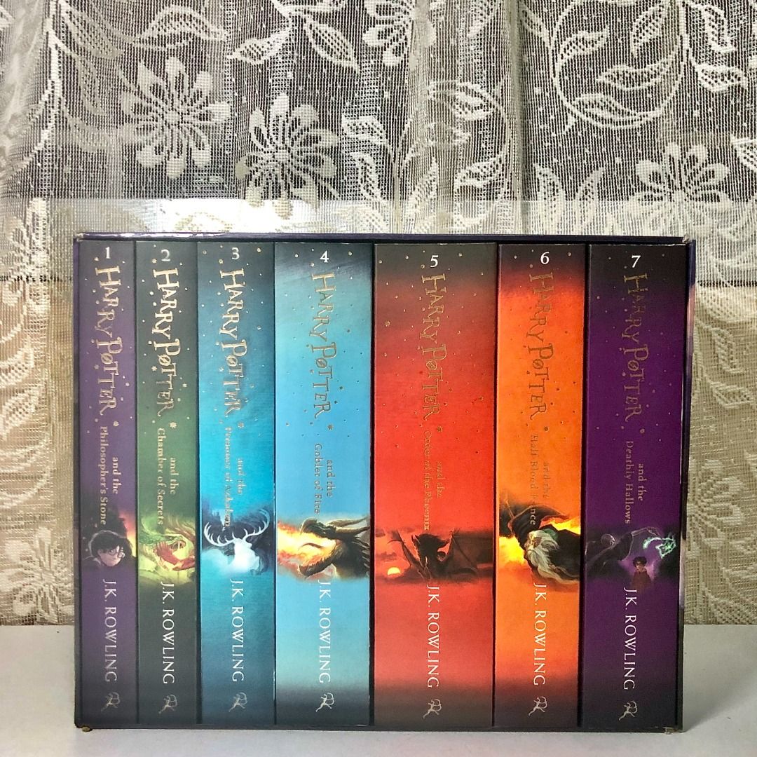 Harry Potter Books Set (Bloomsbury Edition), Hobbies & Toys, Books ...