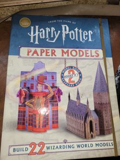 Harry Potter Paper Models, Hobbies & Toys, Books & Magazines, Fiction ...