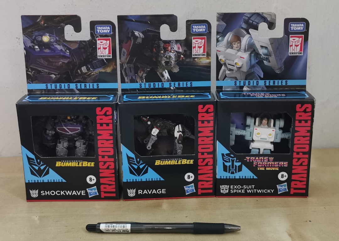 Hasbro Transformers Studio Series Decepticon Ravage + Shockwave + EXO ...