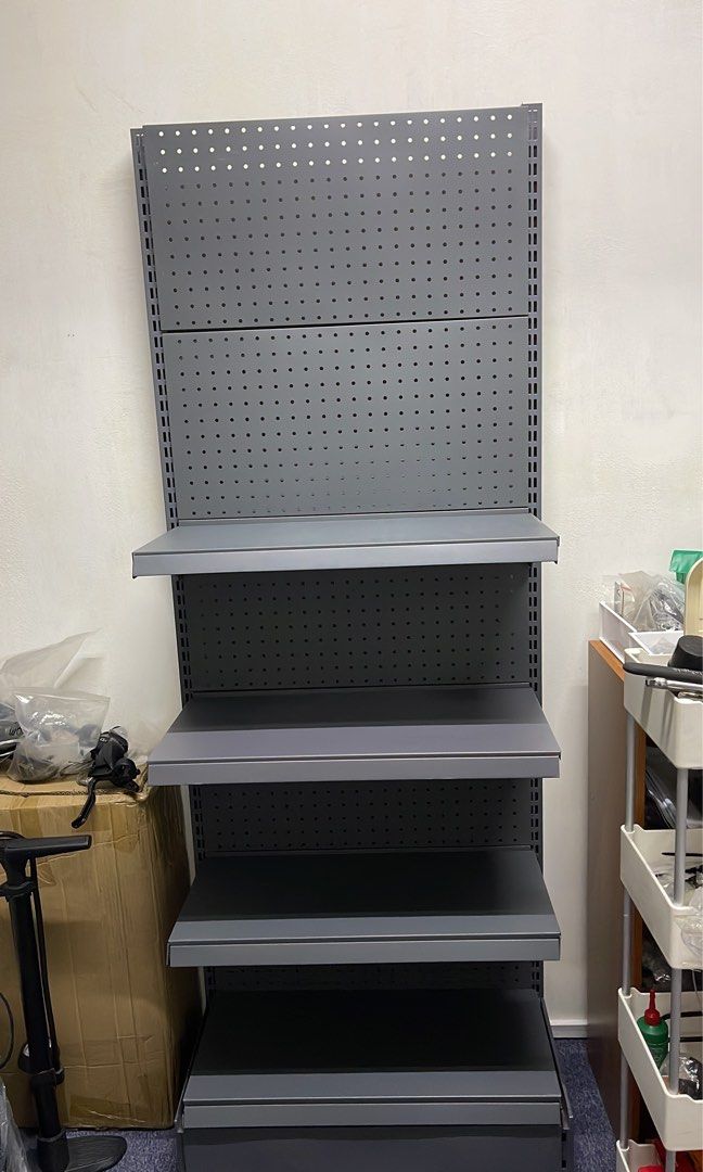 Heavy duty display rack / boltless /emart shelf / hole rack, Furniture ...