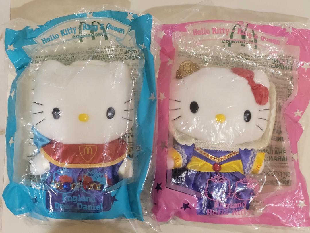 Hello Kitty & Dear Daniel Plush Set (England Ver), Hobbies & Toys, Toys ...