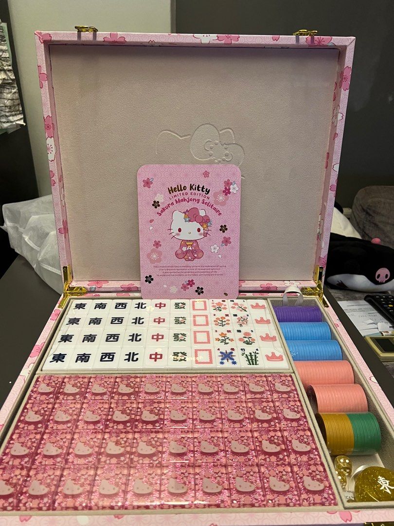 Hello Kitty Mahjong Set Limited Edition 2022, Hobbies & Toys, Toys ...