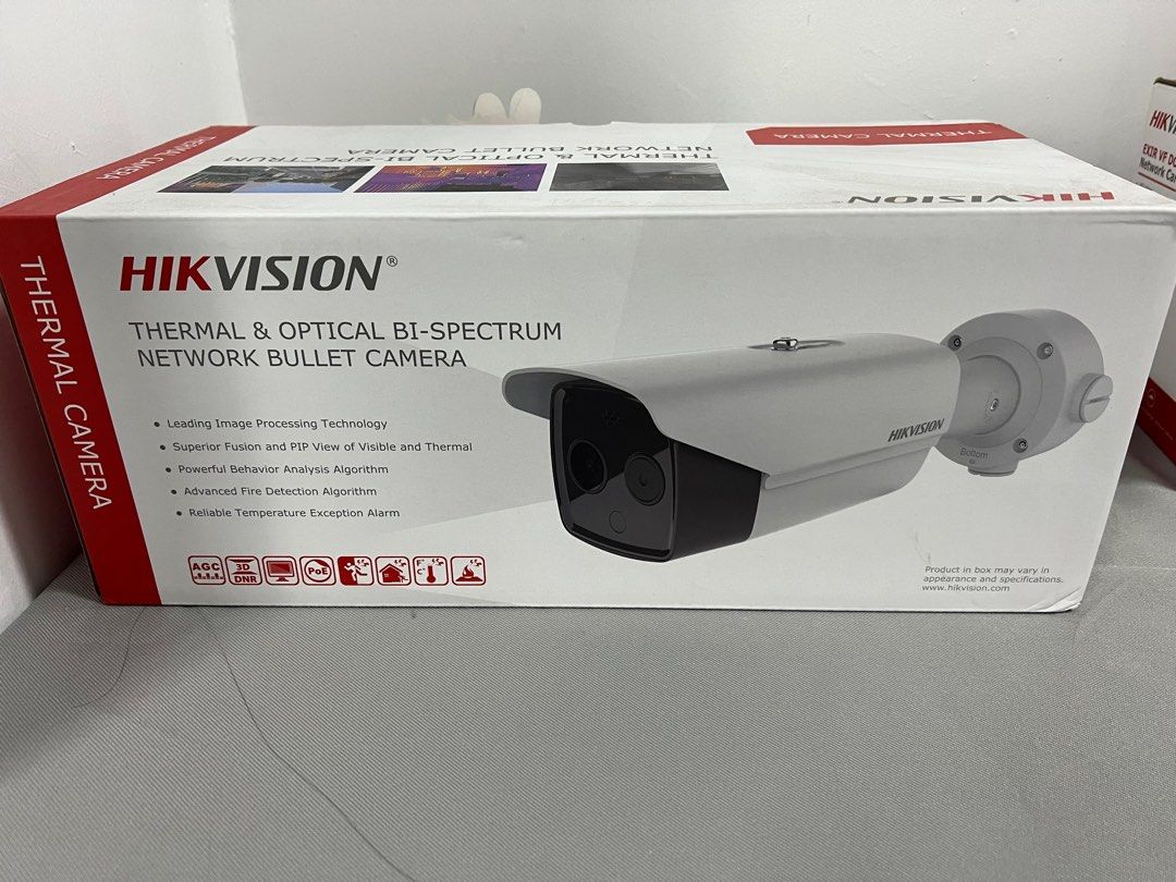 Hikvision Thermal & Optical Bi-Spectrum IP Bullet Camera, Furniture ...