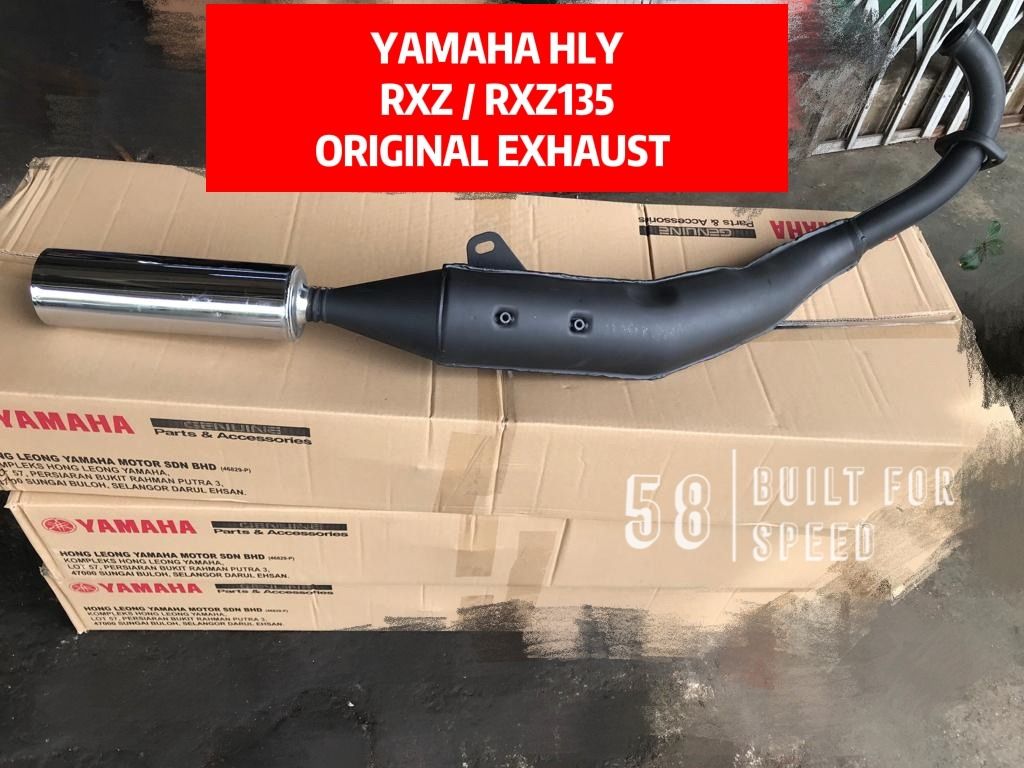 HLY 100% ORIGINAL Yamaha Motor RXZ RXZ135 BOSCH EXHAUST MUFFLER ...