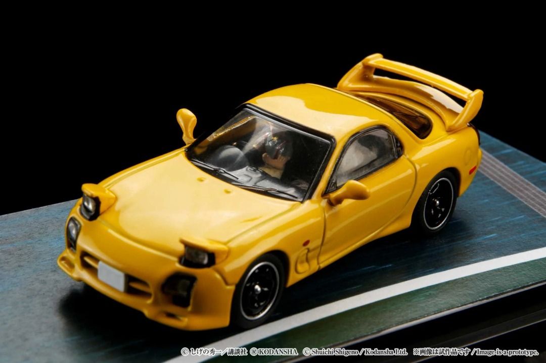 Hobby Japan 1/64 Mazda RX-7 (FD3S) Project D / Keisuke Takahashi ...