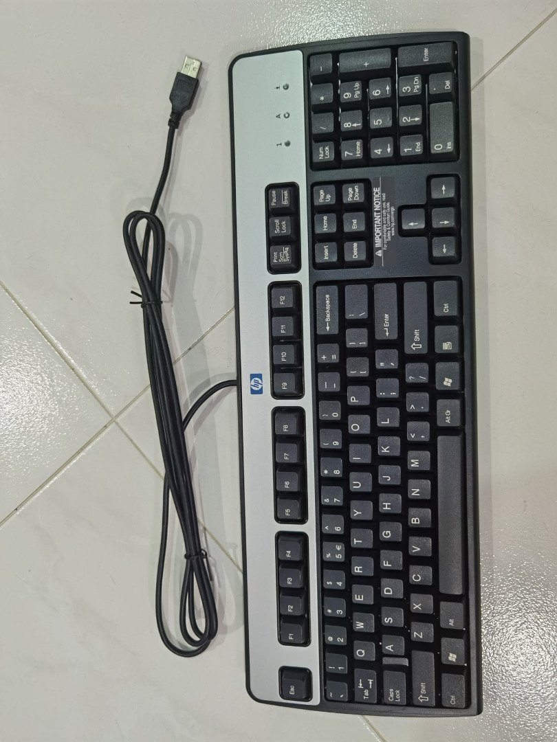 HP keyboard - Brand New (Quiet keyboard), Computers & Tech, Parts ...