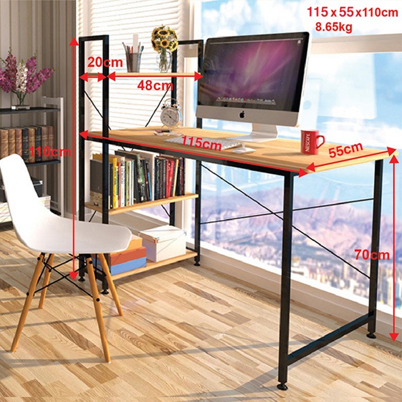 H-Rack Desktop Table / Computer/ Study Table / Desktop / Bookshelves ...