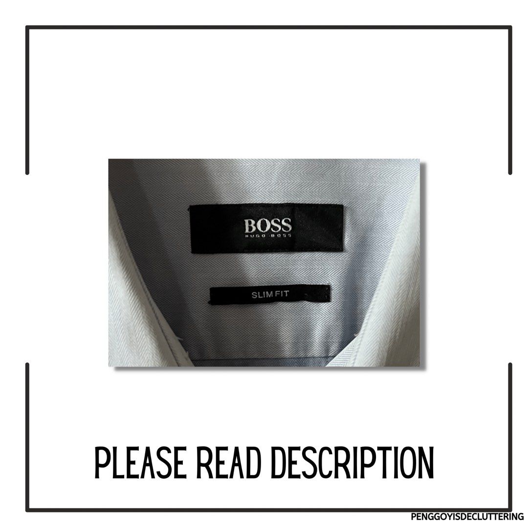 Hugo Boss long sleeves, Men's Fashion, Tops & Sets, Formal Shirts on ...