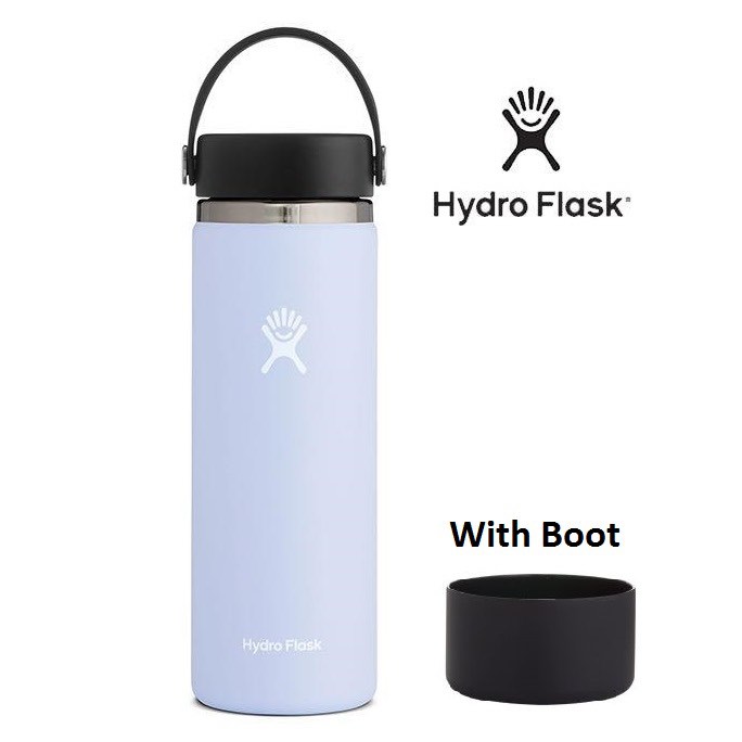 Hydro Flask 20 oz wide mouth with flex cap in Fog, Furniture & Home ...