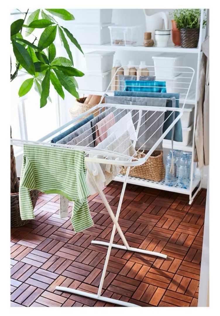 Ikea Clothes Drying Rack, Furniture & Home Living, Home Improvement ...