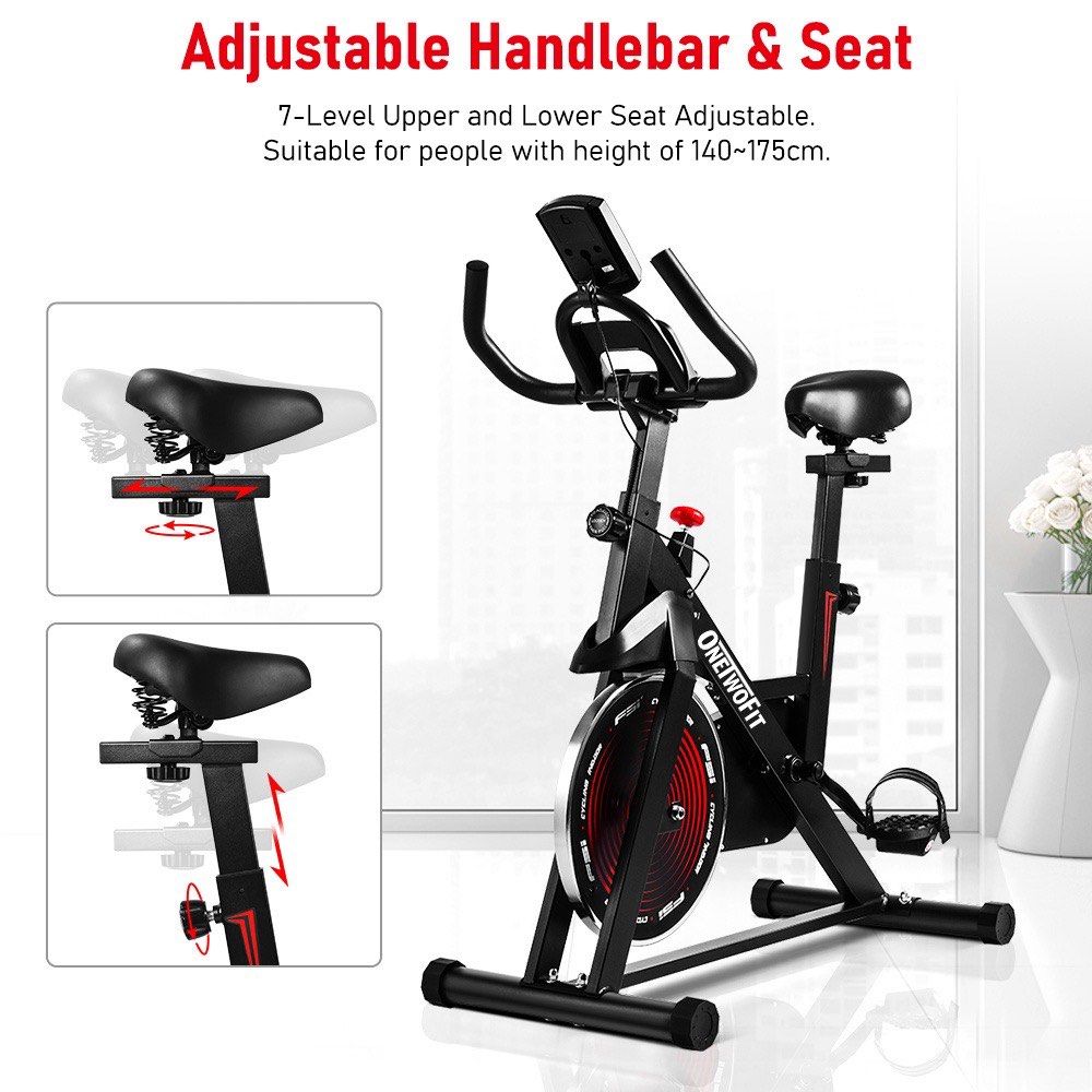 Indoor Cycling Spin Bike, Sports Equipment, Exercise & Fitness, Cardio ...