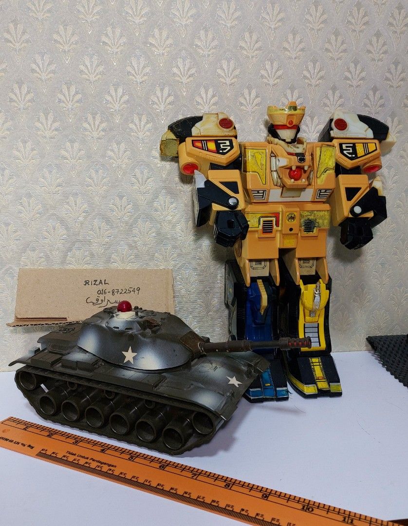 Japan Battle Tanker Tank Aoshin Vintage, Power Rangers Mmpr not ...