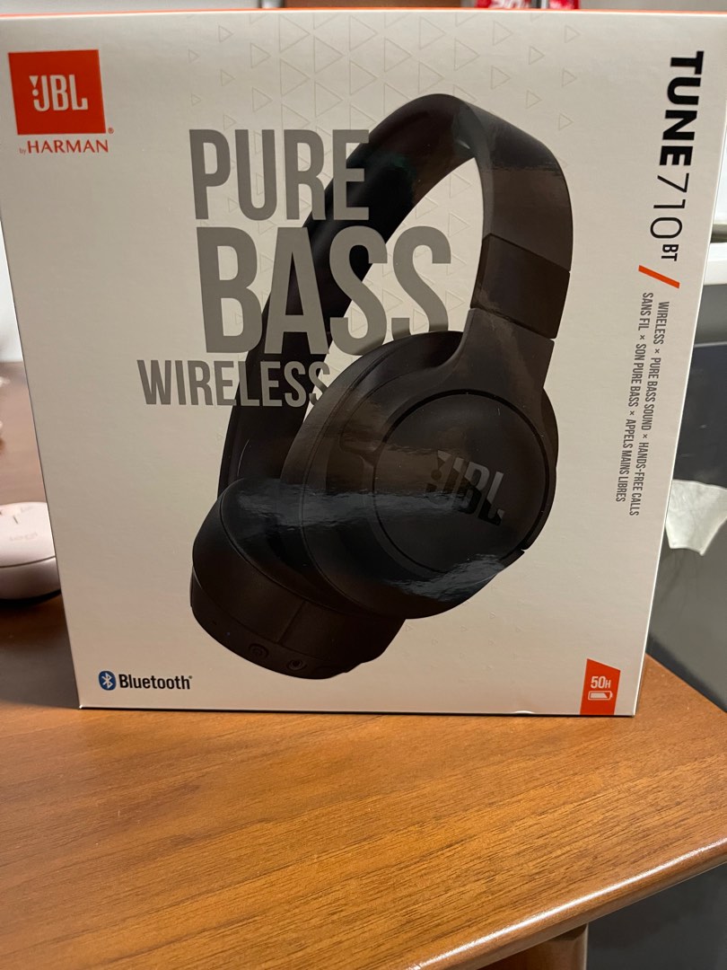 JBL Pure Bass Wireless Tune 710 BT, Audio, Headphones & Headsets on ...