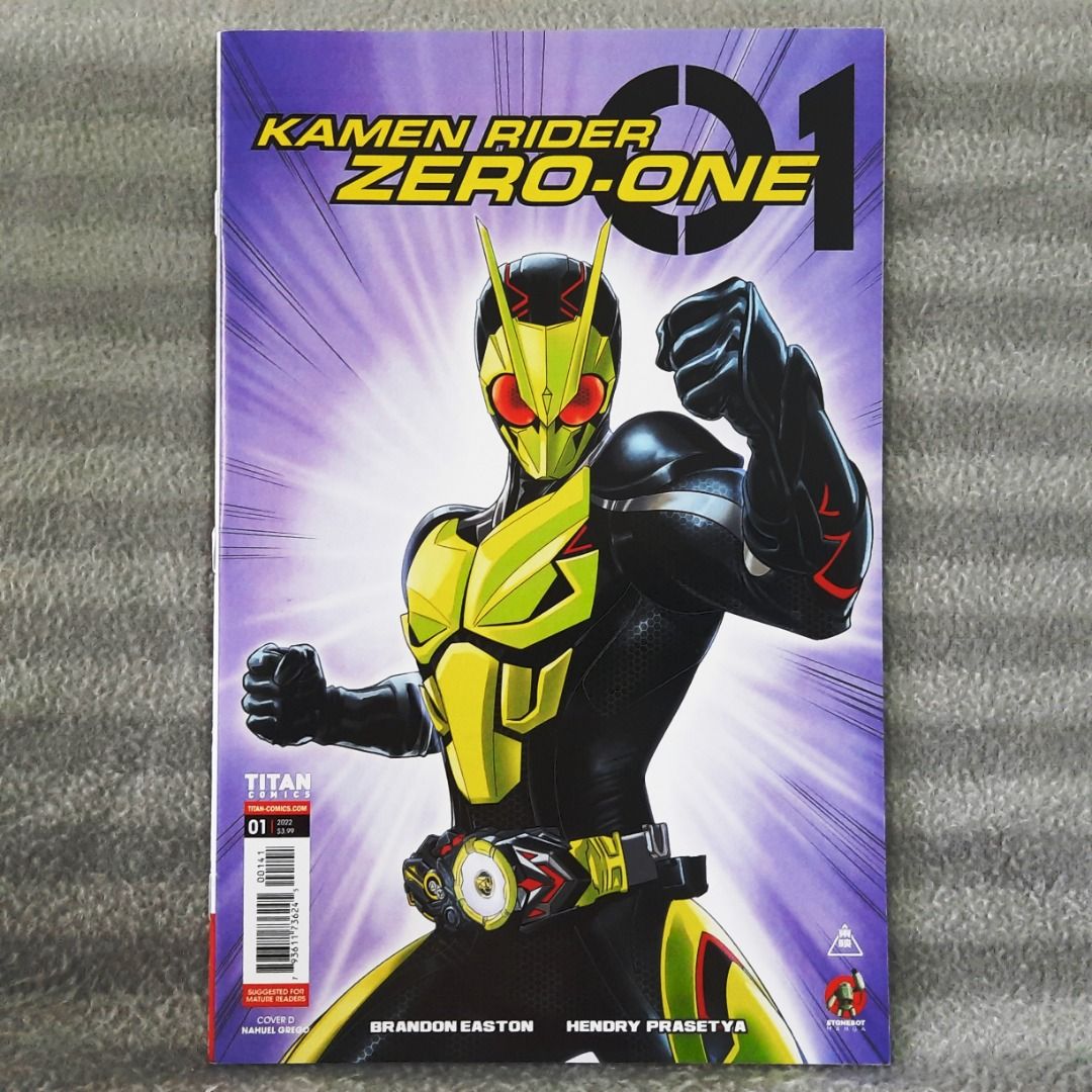 Kamen Rider Zero-One #1 Nahuel Grego Cvr (Titan Comics) FIRST Issue (I ...