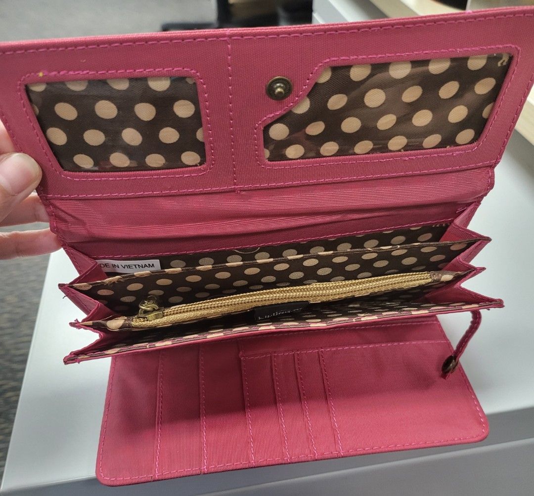 Kipling Long Wallet Pink, Women's Fashion, Bags & Wallets, Wallets ...