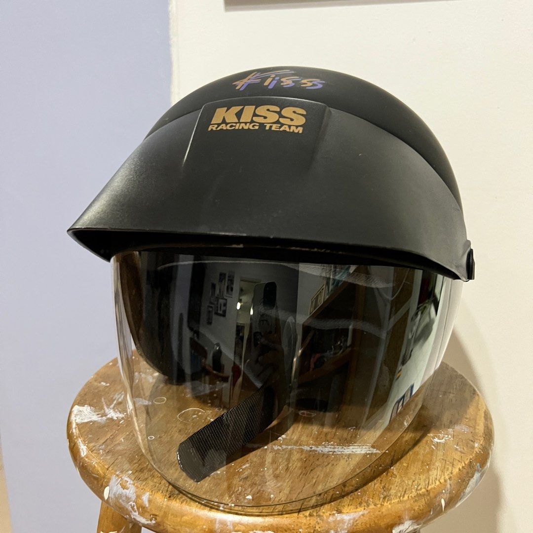 Kiss Motorcycle Helmet (L), Motorcycles, Motorcycle Accessories on ...
