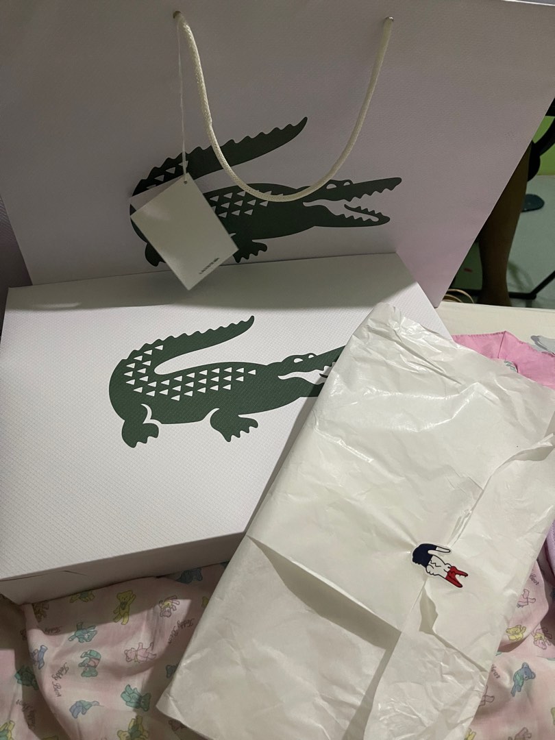 Lacoste Paper bag & box, Everything Else, Others on Carousell
