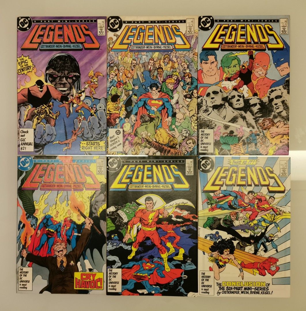 Legends (1986) Limited Series Complete, Hobbies & Toys, Books & Magazines, Comics & Manga on ...