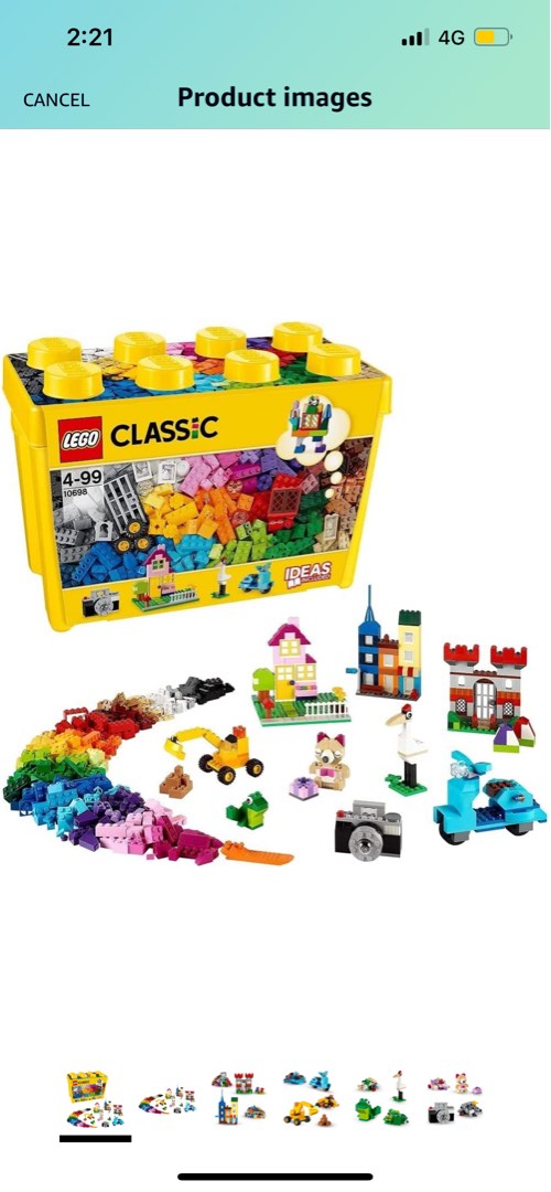Lego 10698 Large Creative Brick Box, Hobbies & Toys, Toys & Games on ...