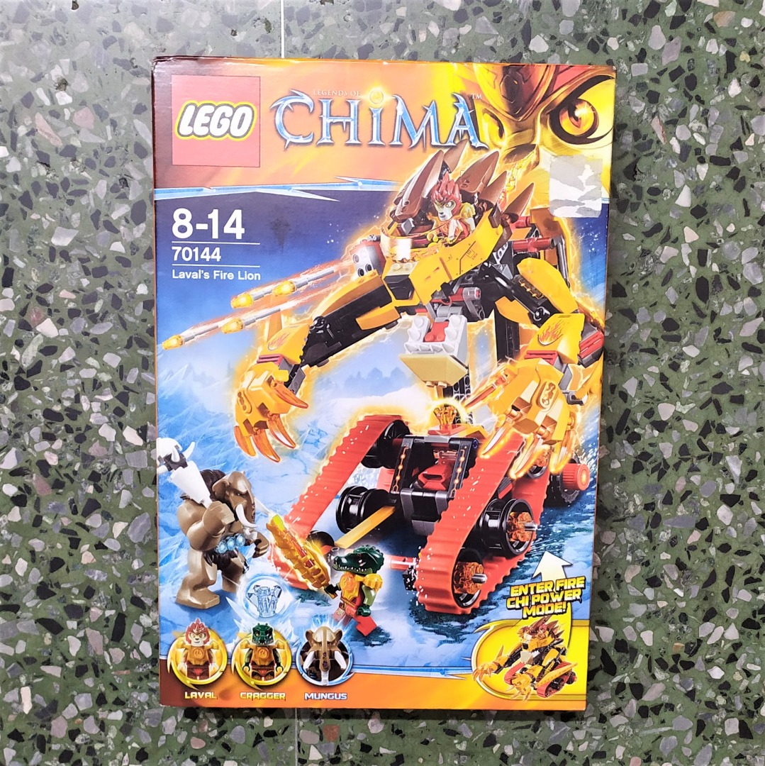 LEGO 70144 LEGENDS OF CHIMA LAVAL'S FIRE LION MUNGUS CRAGGER LAVAL ...