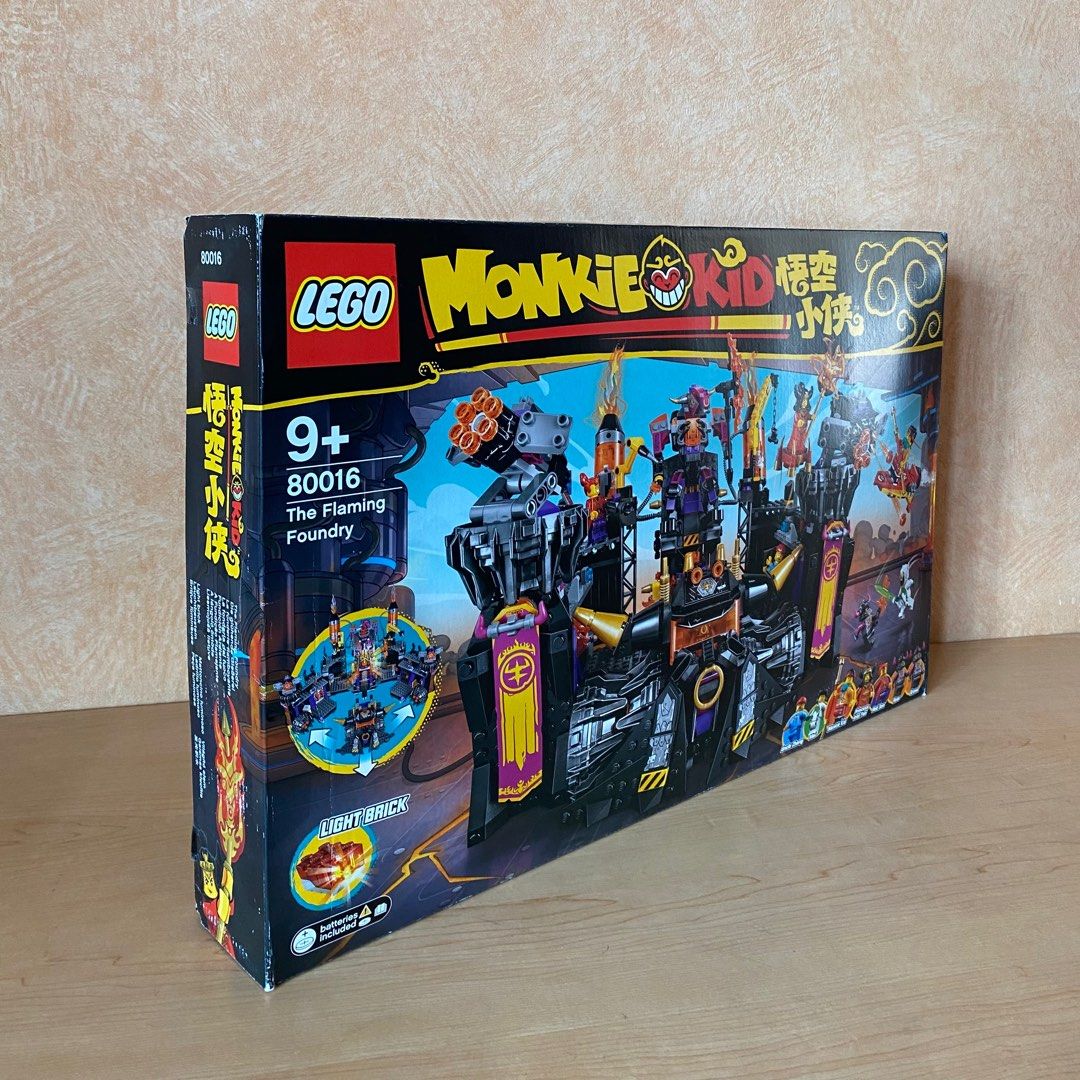 LEGO SET (Monkie Kid, The Flaming Foundry), Hobbies & Toys, Toys ...