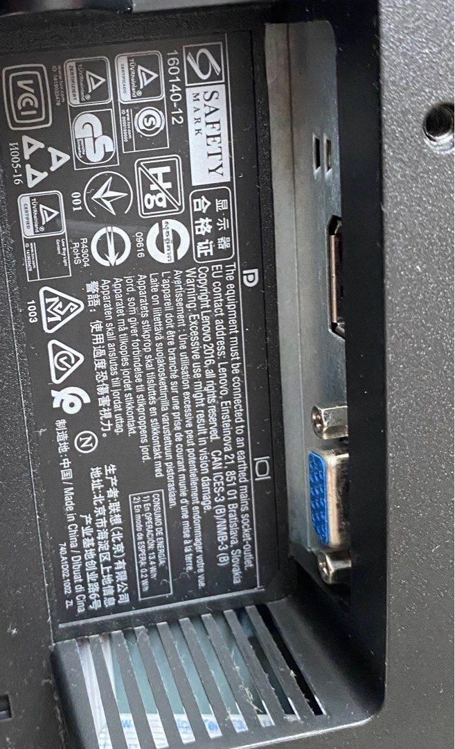 Lenovo Monitor Computers Tech Desktops On Carousell