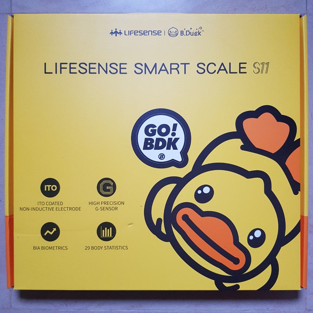 Lifesense B.Duck Smart Body Composition Weighing Scale, Health ...