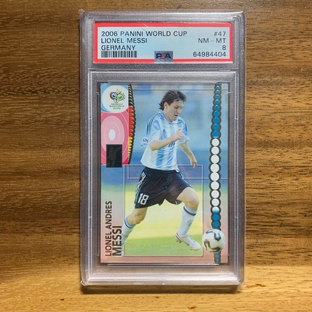 Lionel Messi 2006 World Cup Panini Card PSA 8, Hobbies & Toys, Toys ...