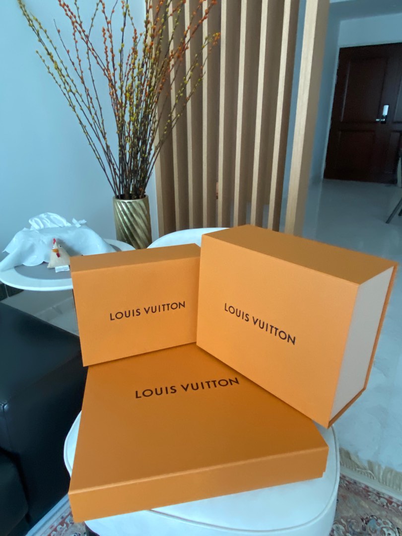 Louis Vuitton boxes, Luxury, Accessories on Carousell