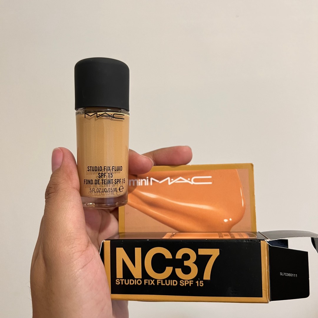 Mac Studio Fix Liquid NC37 Spf15, Beauty & Personal Care, Face, Makeup ...