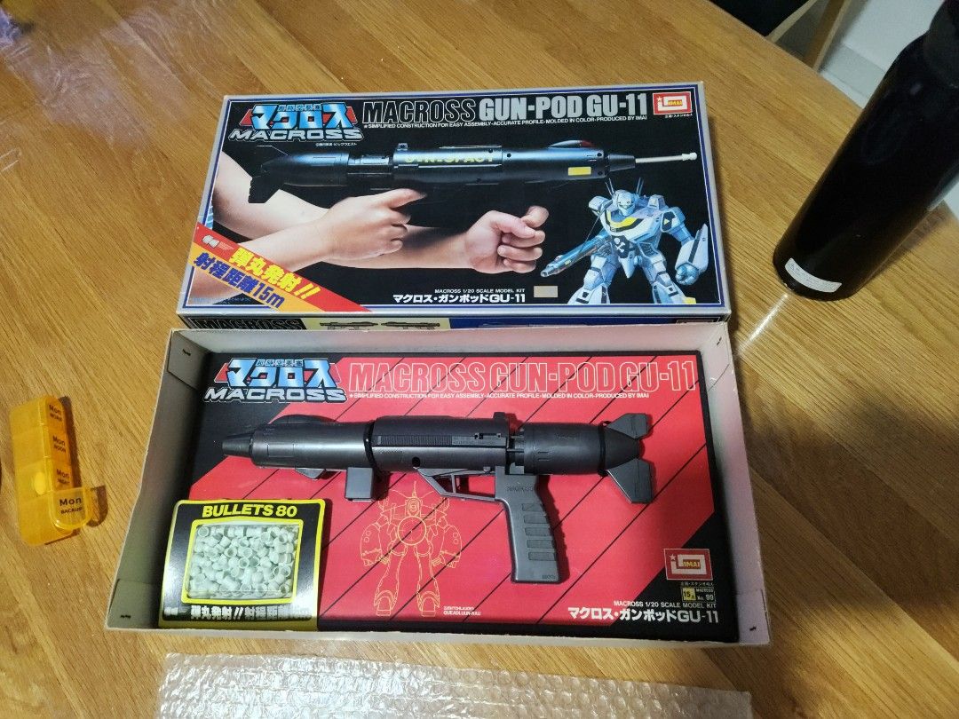 Macross Imai vintage GU-11 1/20 Gunpod, Hobbies & Toys, Toys & Games on Carousell