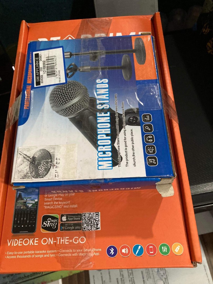 Magic Sing BT Prime with FREE Mic Stand, TV & Home Appliances, TV ...