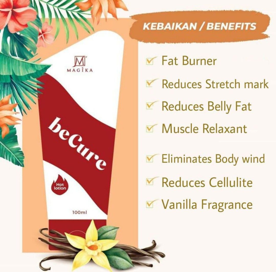 Magika Becure Hot Lotion, Beauty & Personal Care, Bath & Body, Body ...