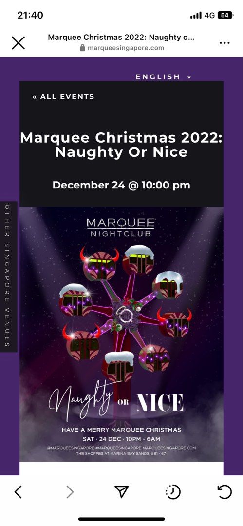 Marquee, Tickets & Vouchers, Event Tickets on Carousell