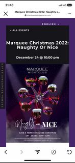 Marquee, Tickets & Vouchers, Event Tickets on Carousell