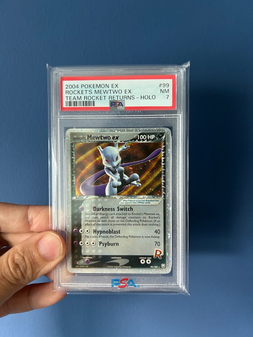 Mewtwo Ex Team Rocket PSA 7 Pokémon Card, Hobbies & Toys, Toys & Games ...