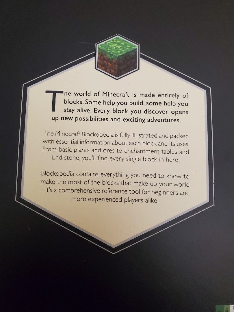 Minecraft Blockopedia, 興趣及遊戲, 書本 & 文具, 小朋友書 - Carousell