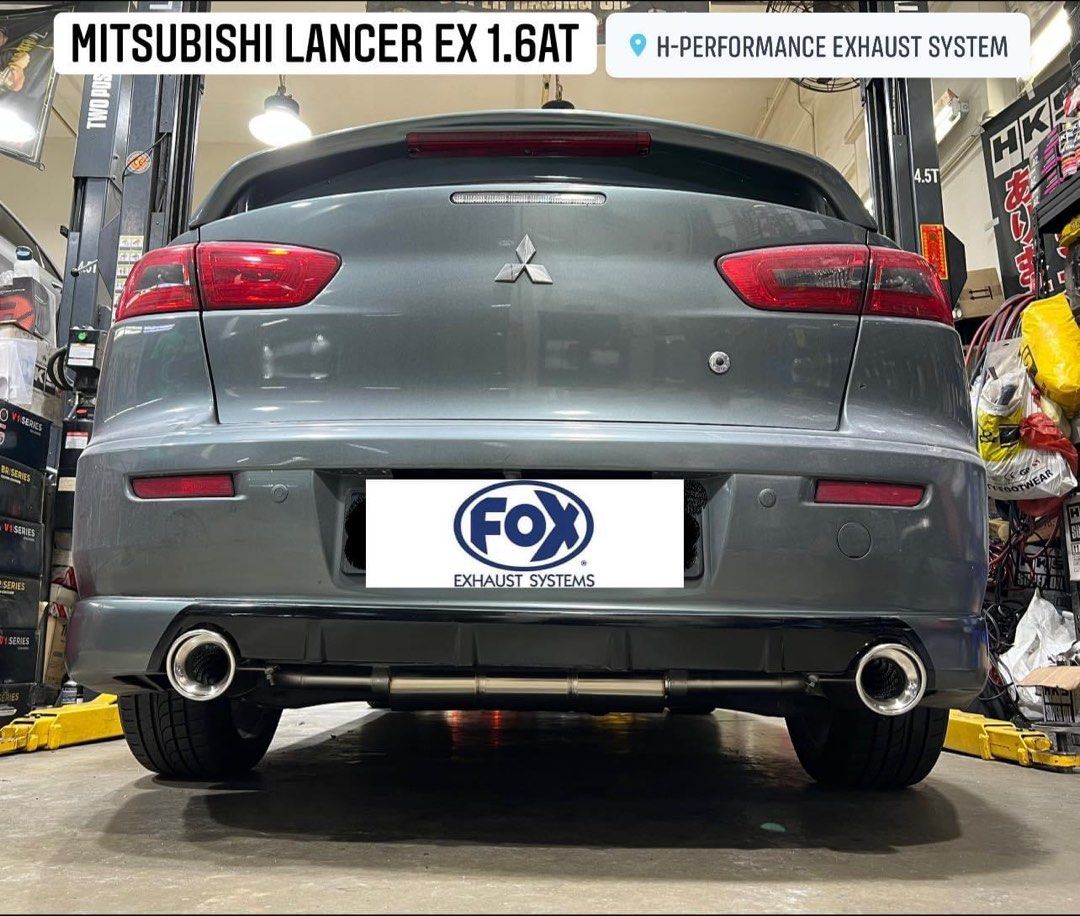 Mitsubishi Lancer Ex 1.6AT ( Upgrade FOX Axles Back Exhaust System ...