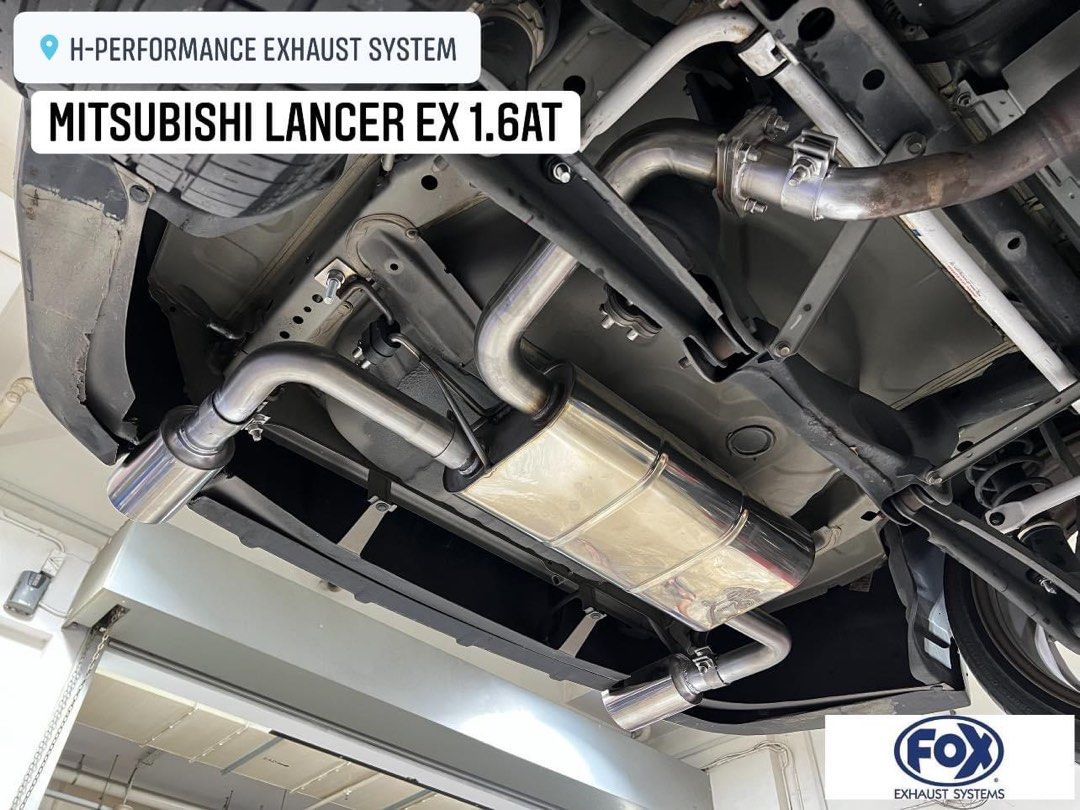 Mitsubishi Lancer Ex 1.6AT ( Upgrade FOX Axles Back Exhaust System ...