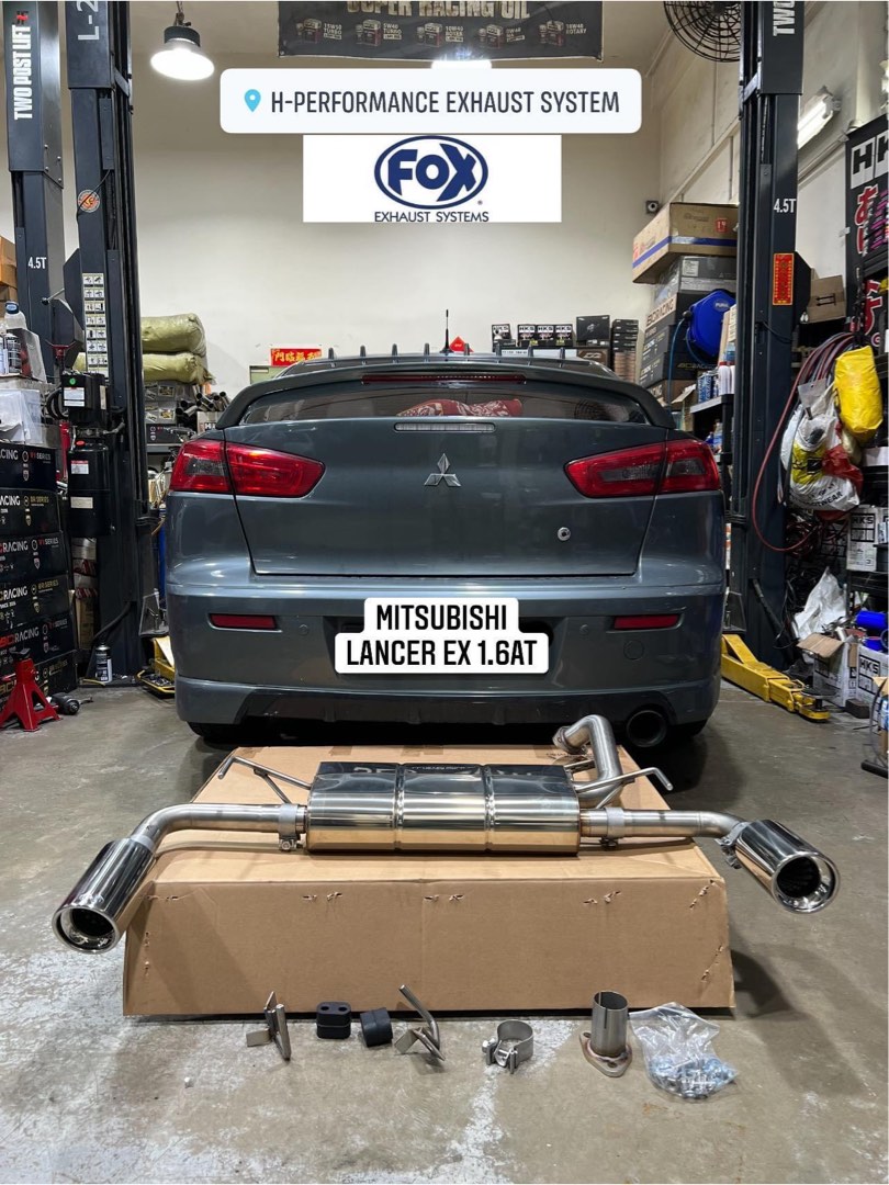 Mitsubishi Lancer Ex 1.6AT ( Upgrade FOX Axles Back Exhaust System ...