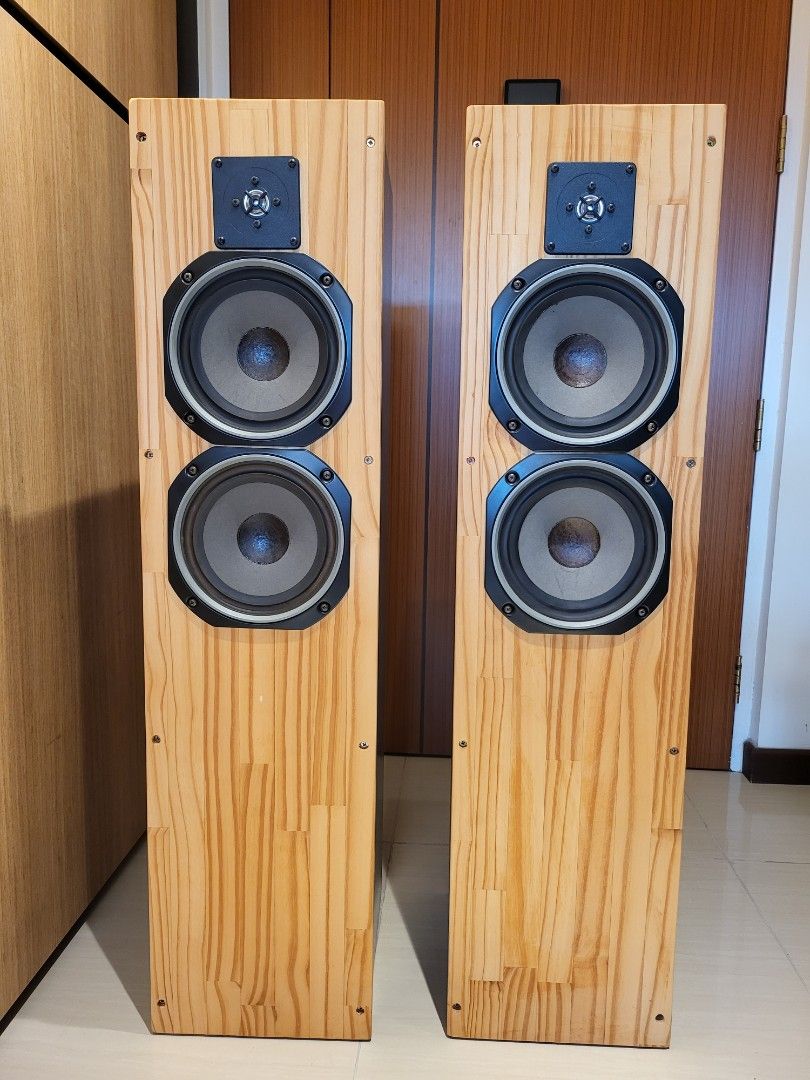 Mordaunt Short Ms45ti speakers with custom cabinet, Audio, Soundbars ...