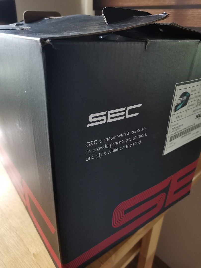 Motorcycle Helmet SEC Original (Slightly used), Motorbikes, Motorbike ...