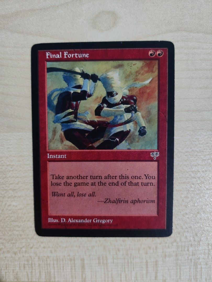 MTG Final Fortune Mirage NM, Hobbies & Toys, Toys & Games on Carousell