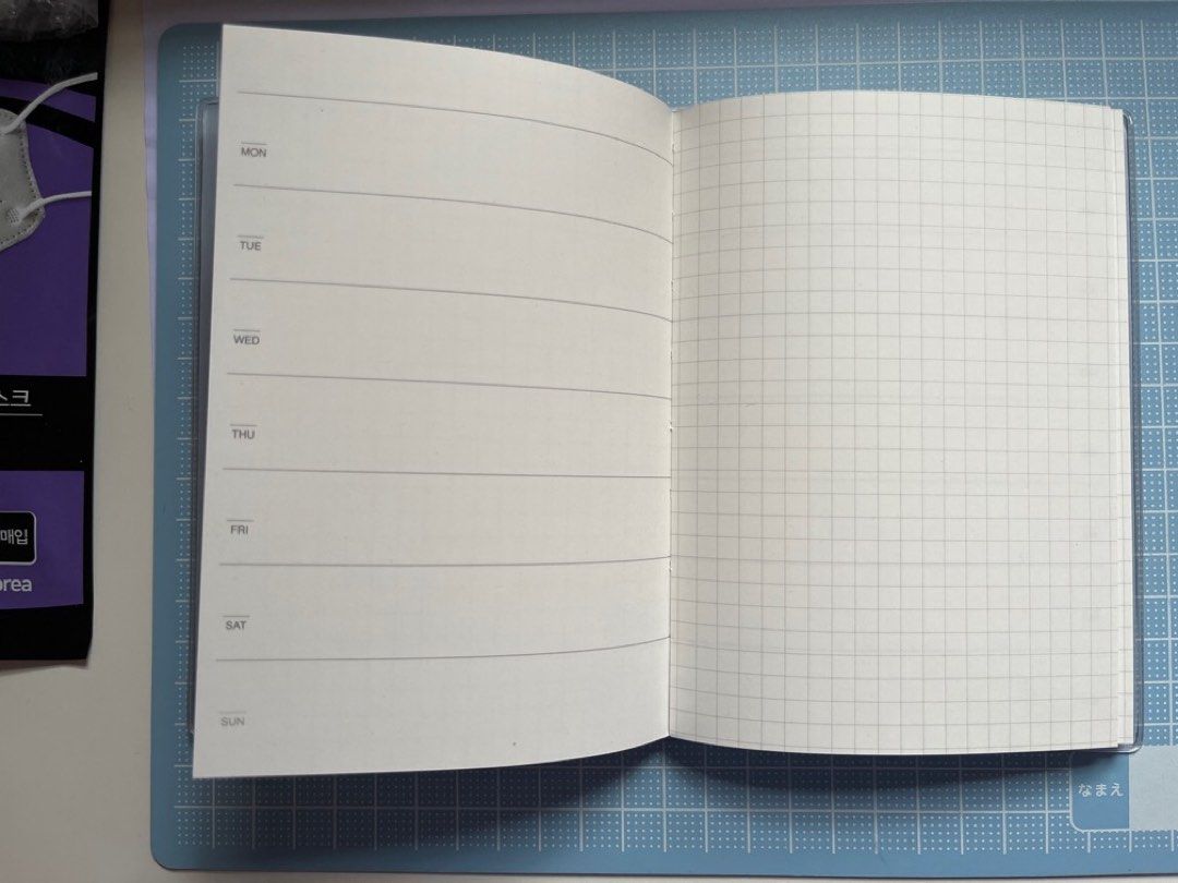 Muji Notebook Schedule, Hobbies & Toys, Stationery & Craft, Stationery ...