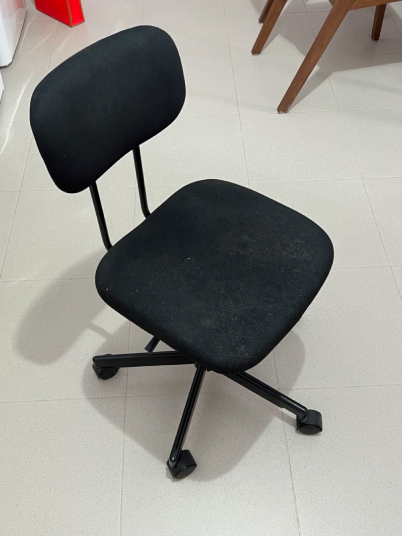 [MUJI] Working Chair - Black, Furniture & Home Living, Furniture ...