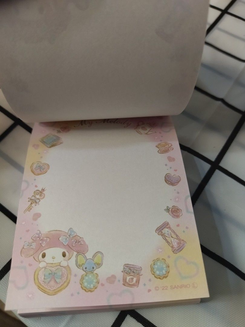 My Melody Sanrio Notepad, Hobbies & Toys, Stationary & Craft ...