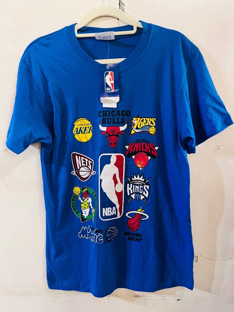 NBA TEAMS blue tee, Men's Fashion, Tops & Sets, Tshirts & Polo Shirts ...