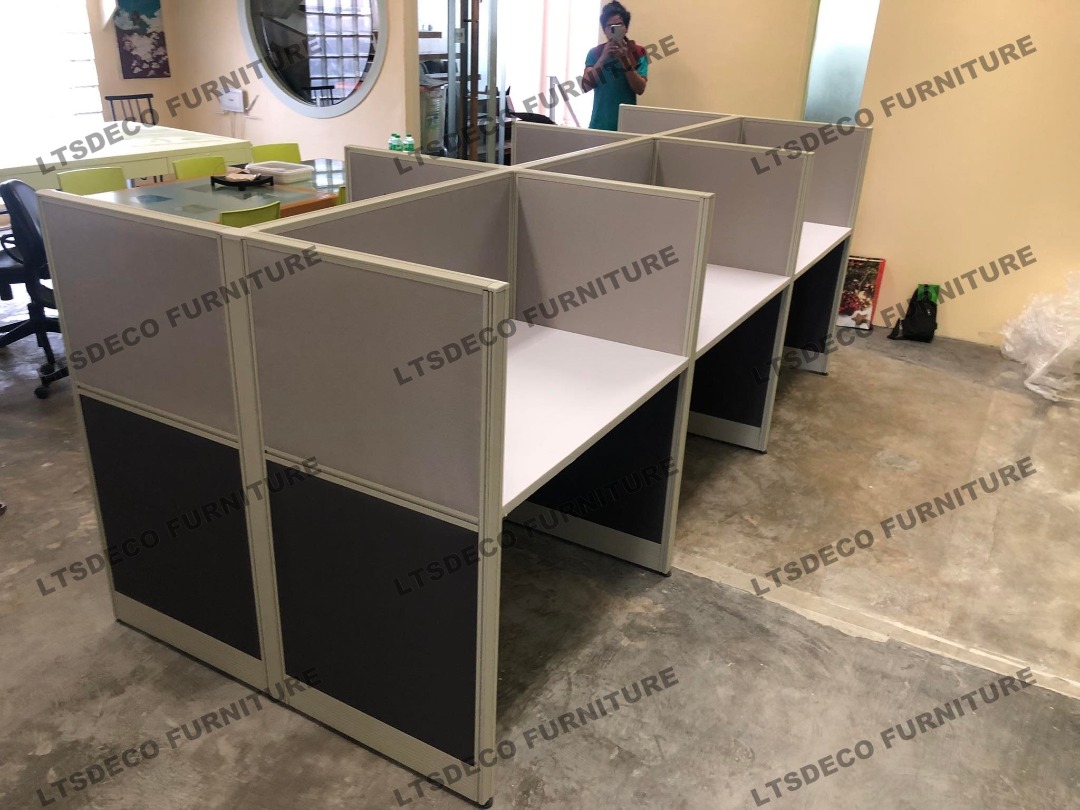 New full fabric workstation table Office partition Furniture, Furniture ...