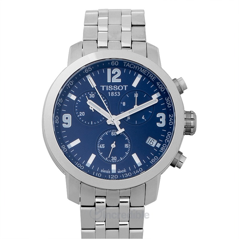 [NEW] Tissot T-Sport PRC 200 Chronograph Quartz Blue Dial Men's Watch T055.417.11.047.00, Luxury ...